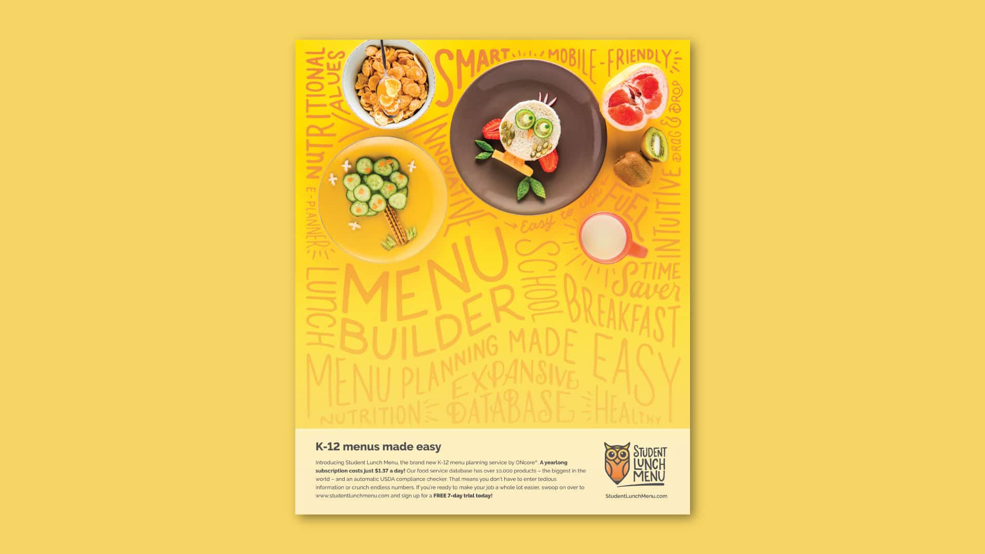 Video and Web Design — Student Lunch Menu | Agency 877
